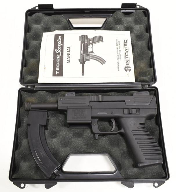 Intratec Tec 22 Scorpion .22 Lr Semi Auto Pistol