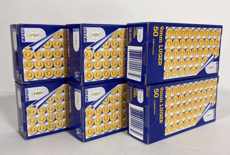 300 Rounds Denel PMP 9mm Cartridges In Boxes - Apr 17, 2021 | Kraft ...