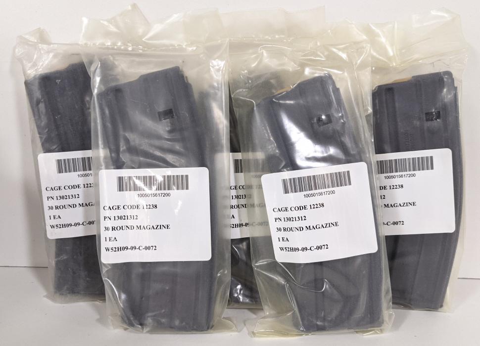 (5) Brownell Usa Ar 15 30 Round Magazines
