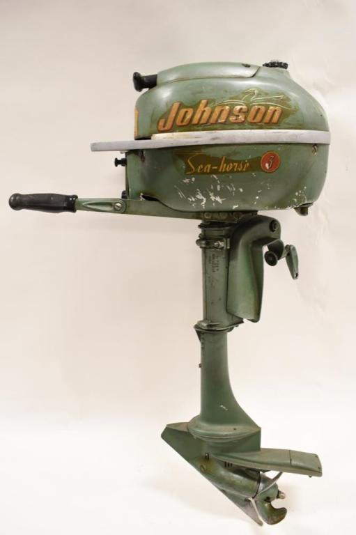 Vintage Johnson Sea Horse 3 Hp Outboard Motor