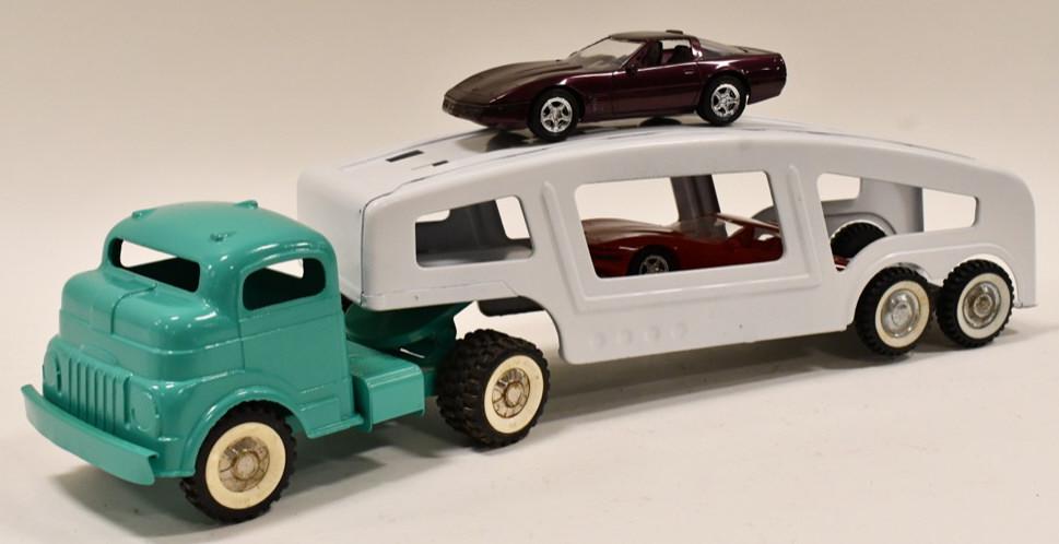 Structo Auto Tranport Car Carrier W 1995 Corvettes