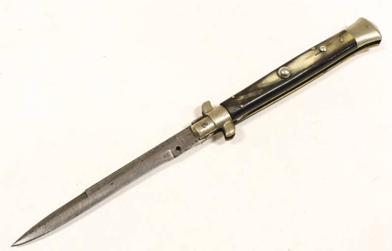 Large Vintage Italian Stiletto Switchblade Knife