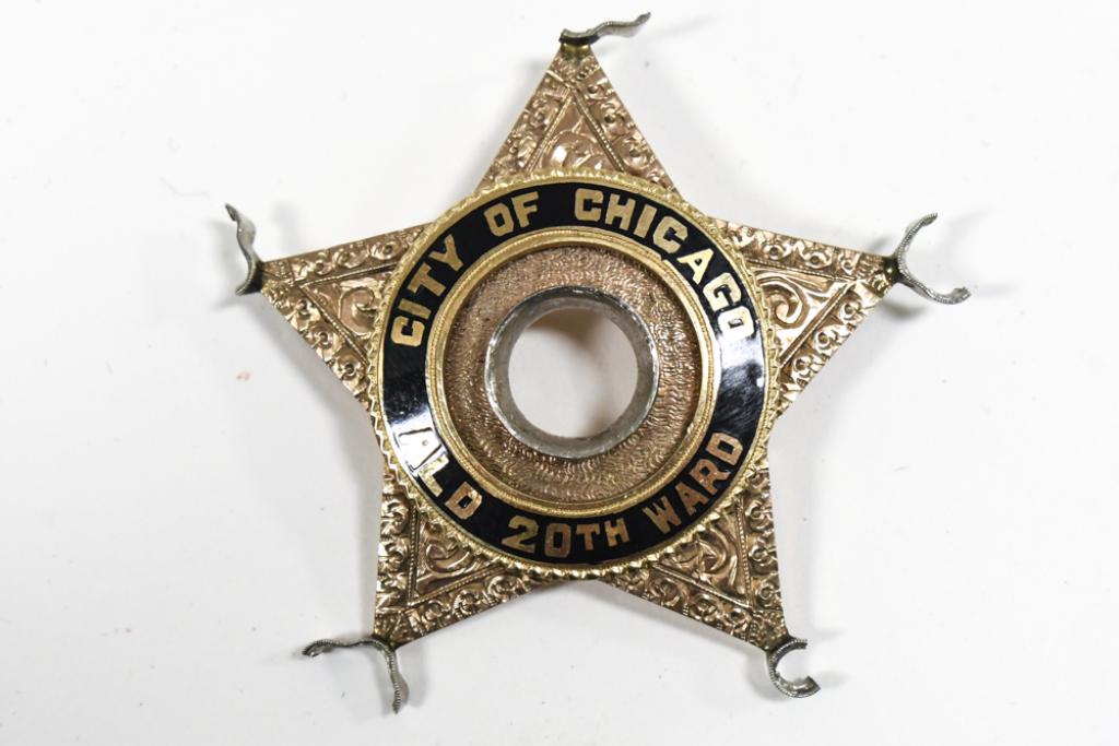 1939 Gold City Of Chicago Alderman 20th Ward Bad