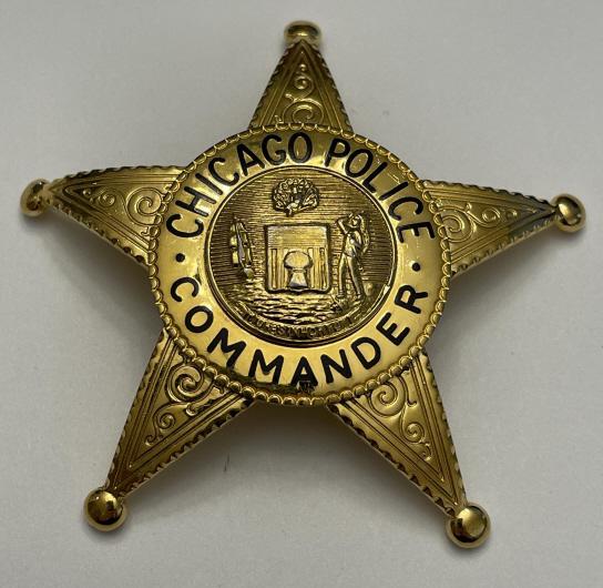 Obsolete Chicago Police Commander Badge (#2718) on Jan 15, 2022 | Kraft ...