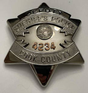 Cook County Sheriff's Police Retired Officer Badge