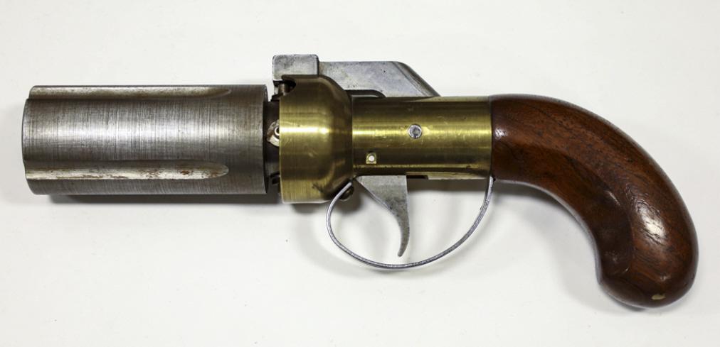 Modern Pepperbox 4 Shot Black Powder Pistol