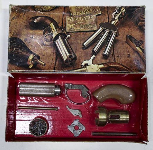 Nos Cmc Pepperbox 4 Shot Black Powder Pistol Kit