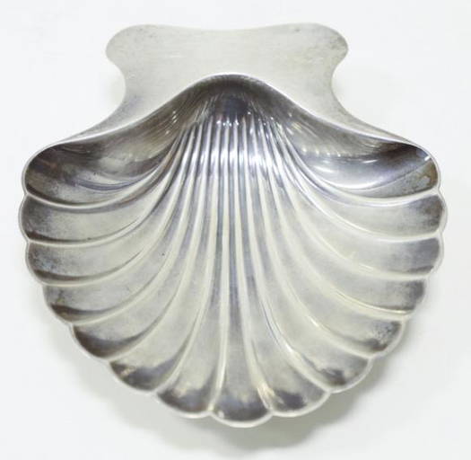 Tiffany & Co. Sterling Silver Clam Shell Dish