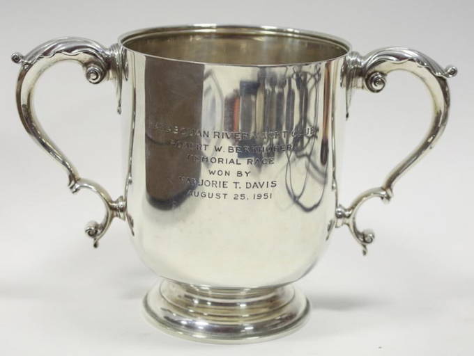 Tiffany & Co. Sterling Silver Yacht Race Trophy