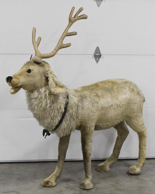 Vintage Life Size Steiff Studio Mohair Reindeer