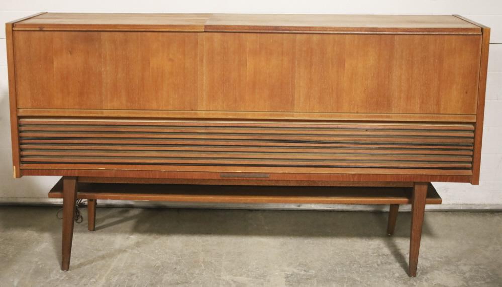 Mid Century Telefunken Stereo Console