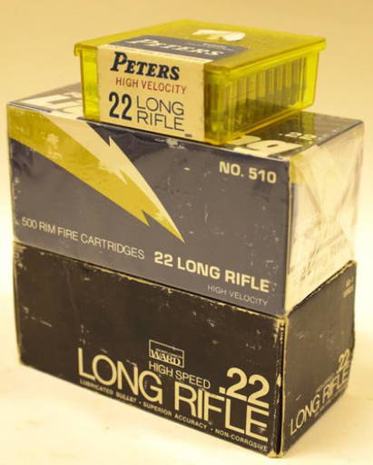 1100 Rounds Vintage .22 Long Rifle Cartridges