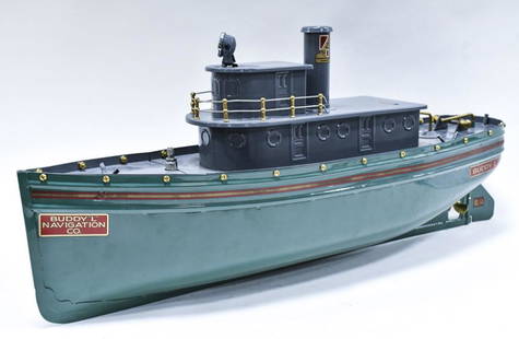 T Reproductions Buddy L Navigation Co. Tug Boat