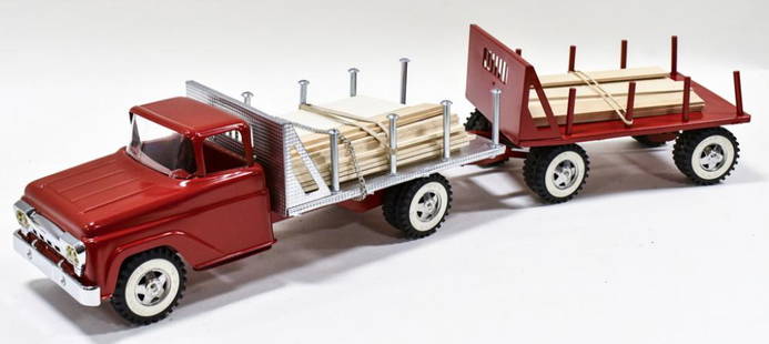 Tonka Custom Lumber Truck With Trailer
