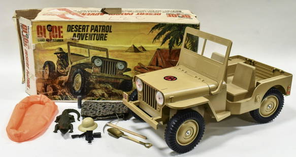 Vintage Hasbro Gi Joe 5 Star Jeep In Original Box 7000