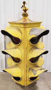 Vintage 4 Way Traffic Light