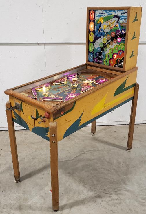 Vintage Williams De Icer Coin Op Pinball Machine