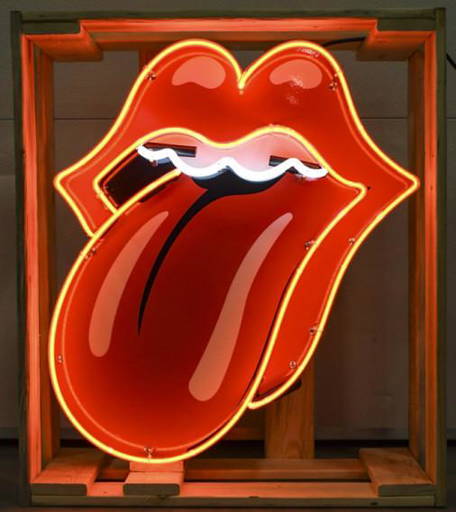 The Rolling Stones Fantasy Neon Sign - Jan 30, 2022 | Kraft Auction ...