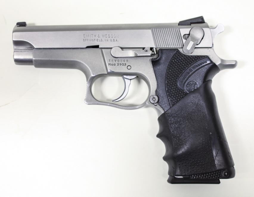 Smith & Wesson Model 5903 9mm Semi-Auto Pistol (#0034) on Apr 15, 2022 ...