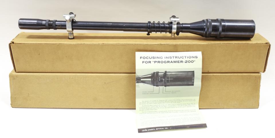 J. Unertl 20x Programer 200 Target Scope In Box