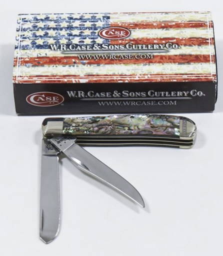 Case Xx Abalone 8207 Mini Trapper Folding Knife