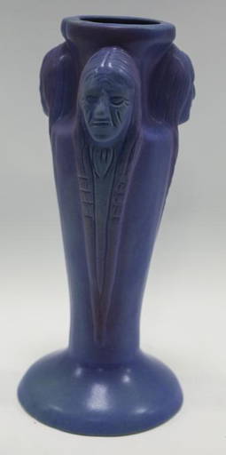 VanBriggle Pottery Native American Head Vase - Apr 16, 2022 | Kraft ...
