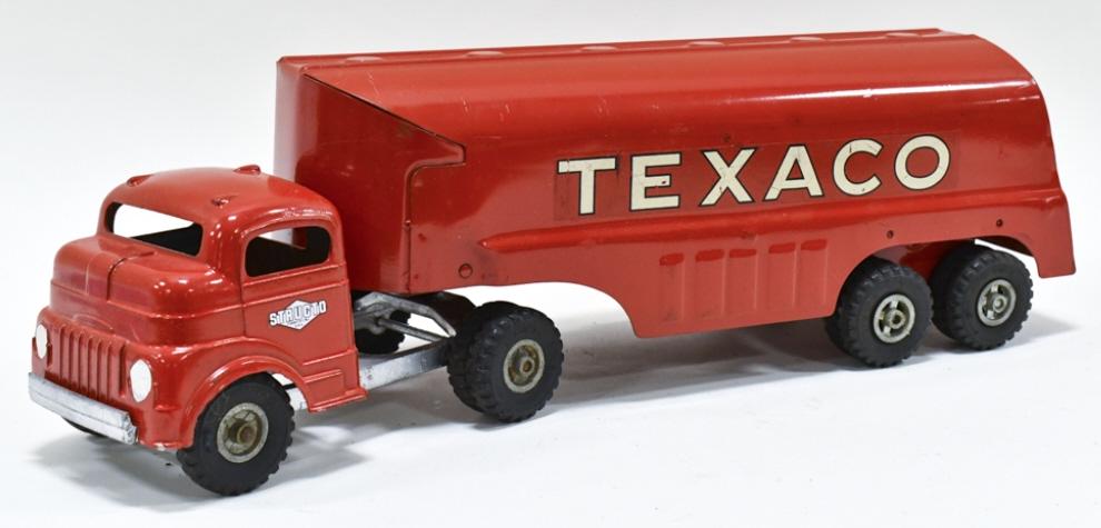 Custom Structo Texaco Truck With Tanker Trailer
