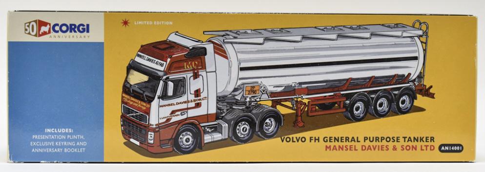 1/50 Corgi Volvo Fh General Purpose Tanker Truck