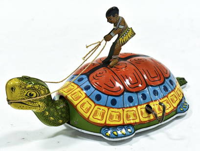 Bacchus Statue Riding A Turtle