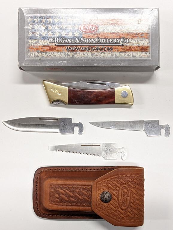 2021 Case XX Rosewood Smooth Changer Knife w/Box (#2087) on Jan 07 ...