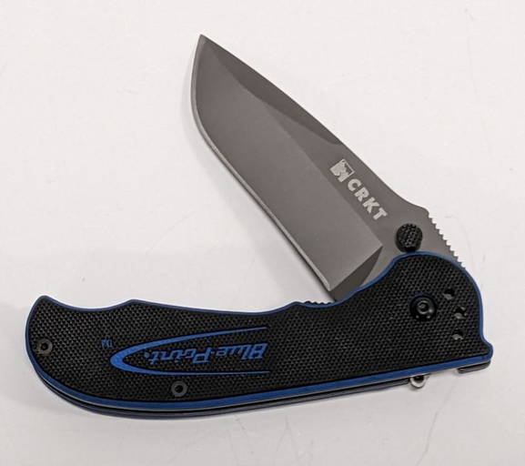 CRKT Lightfoot Design Folding Blue-Point Knife (#2137) on Jan 07, 2023 ...