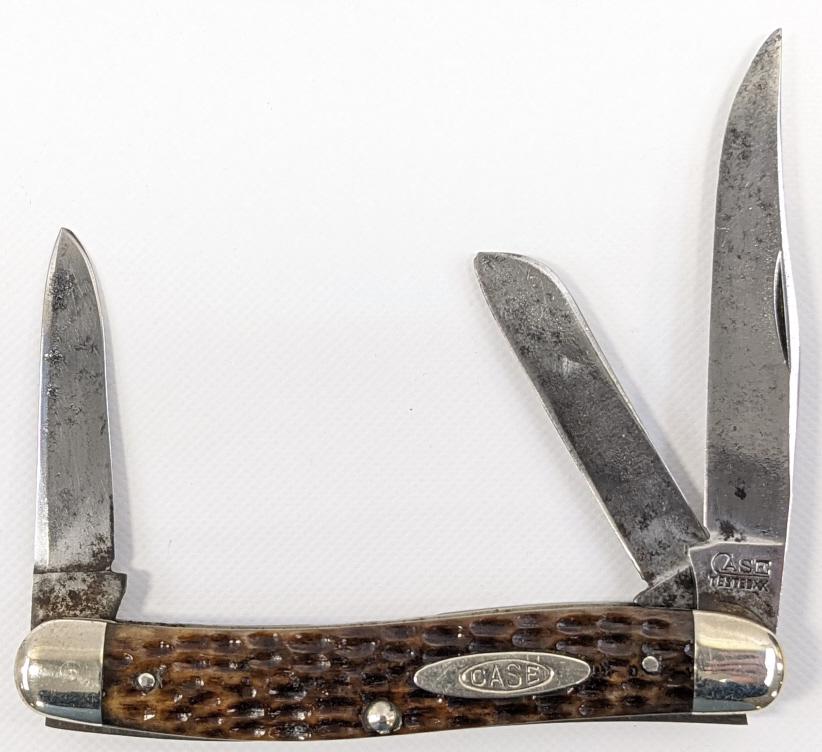 1920 40 Case Xx Brown Jigged Bone Stockman Knife