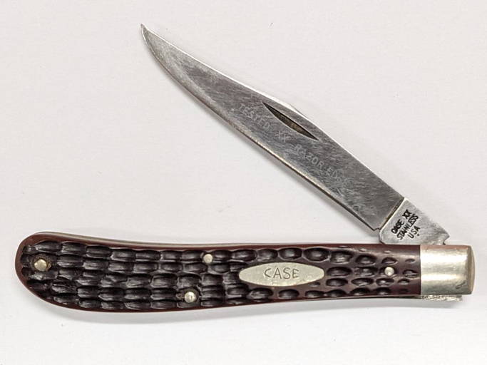 1979 Case XX Brown Bone Slimline Trapper Knife (#2247) on Jan 07, 2023 ...