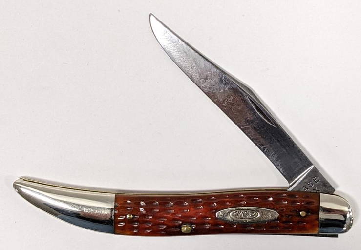 1940 64 Case Xx Reddish Bone Toothpick Knife