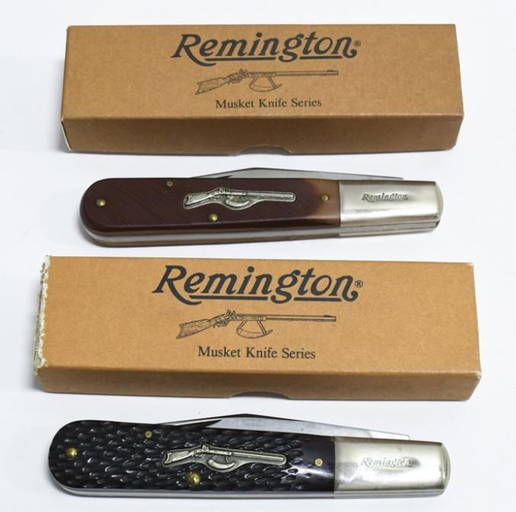 (2) Remington Daddy Barlow Musket Folding Knives - Jan 07, 2023 | Kraft ...