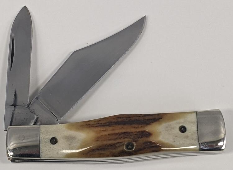 Ka Bar 1191 Stag Folding Knife