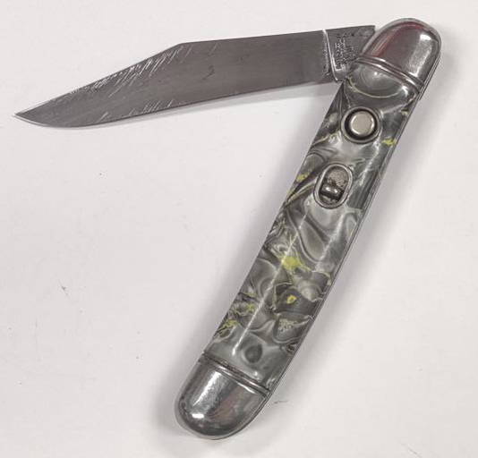 Vintage Hammer Brand Grey Swirl Switchblade Knife (#2544) on Jan 07 ...