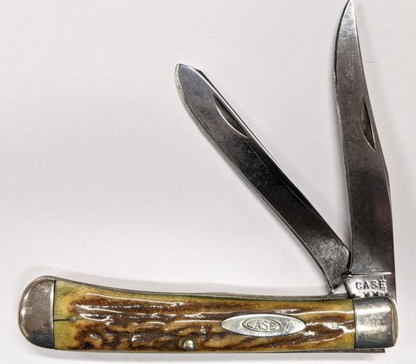 1940 64 Case Xx Stag Trapper Knife 5254