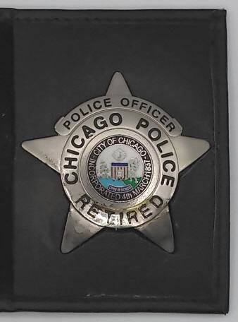Obsolete Chicago Police Retired Badge