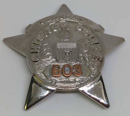 Obsolete Chicago Police Sergeant Badge #603 (#5073) on Jan 06, 2023 ...