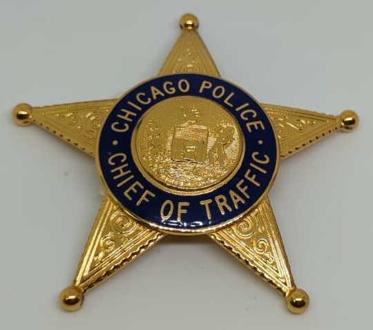 Obsolete Chicago Police Chief of Traffic Badge - Jan 06, 2023 | Kraft ...