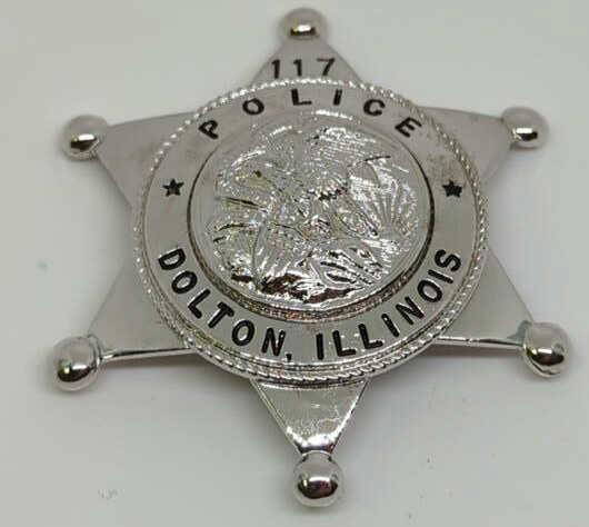 Obsolete Dolton, Illinois Police 6pt Badge #117 (#5455) on Jan 06, 2023 ...