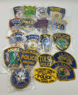 Various Police Patches