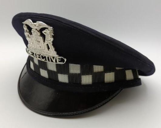 Police Detective Visor Cap w/Badge. Sz 7 (#5825) on Jan 06, 2023 ...