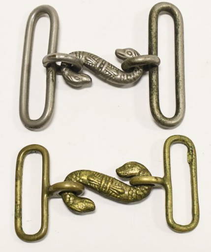 (2) Civil War Snake Style 3-Piece Belt Buckles (#1712) on Jan 08, 2023 ...