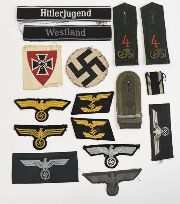 Lot Of WWII German Patches / Insignias & More (#1953) on Jan 08, 2023 ...