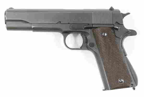 WWII Ithaca M1911 A1 U.S. Army .45 ACP Pistol (#0004) on Jan 08, 2023 | Kraft Auction Service in IN
