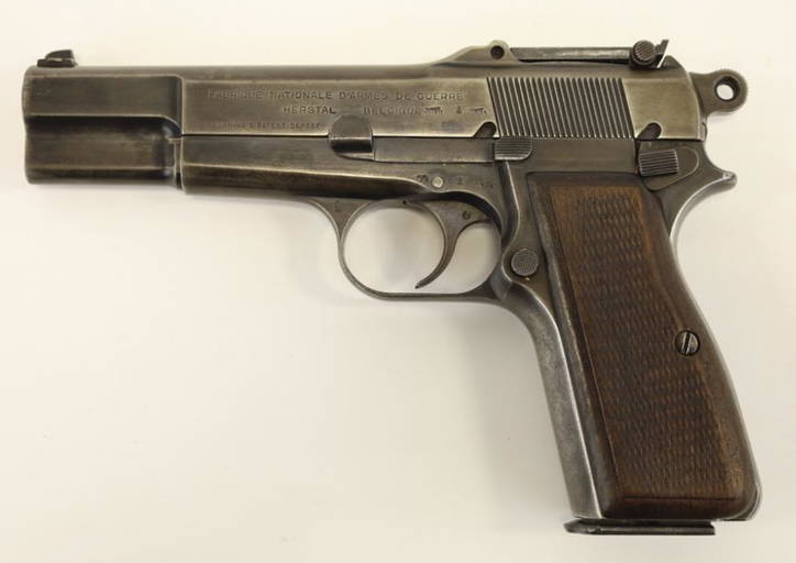 Wwii German Fn Browning Hi Power 9mm Pistol