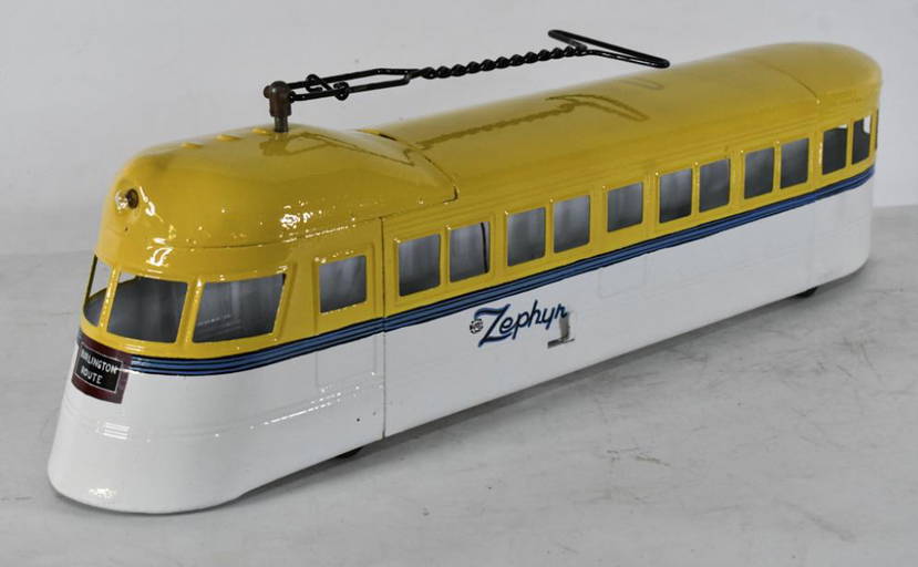 Restored Buddy L Burlington Zephyr Ride On Train (#6084) on Jan 20 ...