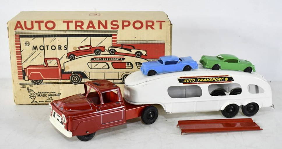 Marx No. 1019 Auto Transport Car Hauler w/ Box (#6116) on Jan 20, 2023 ...